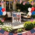 AZXY 4th of July patriotic Garden Flag 4pcs, Double Sided Printed ...