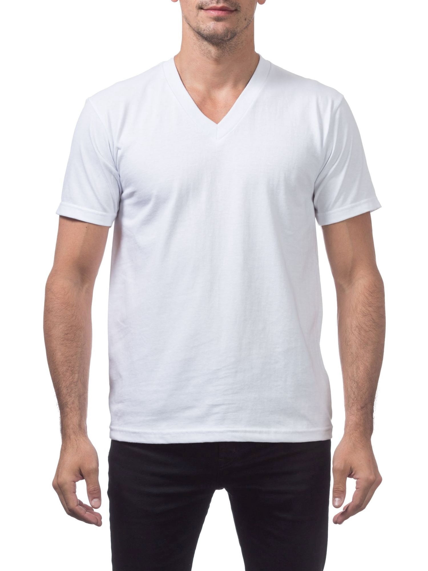 Pro Club Men's Heavyweight V-Neck T-Shirt - Walmart.com