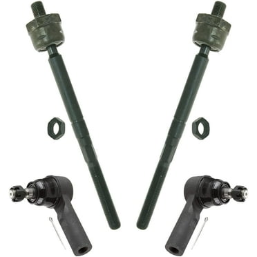 Detroit Axle - 2pc Front Tie Rods for 07-09 Chrysler Aspen, 04-09 Dodge ...