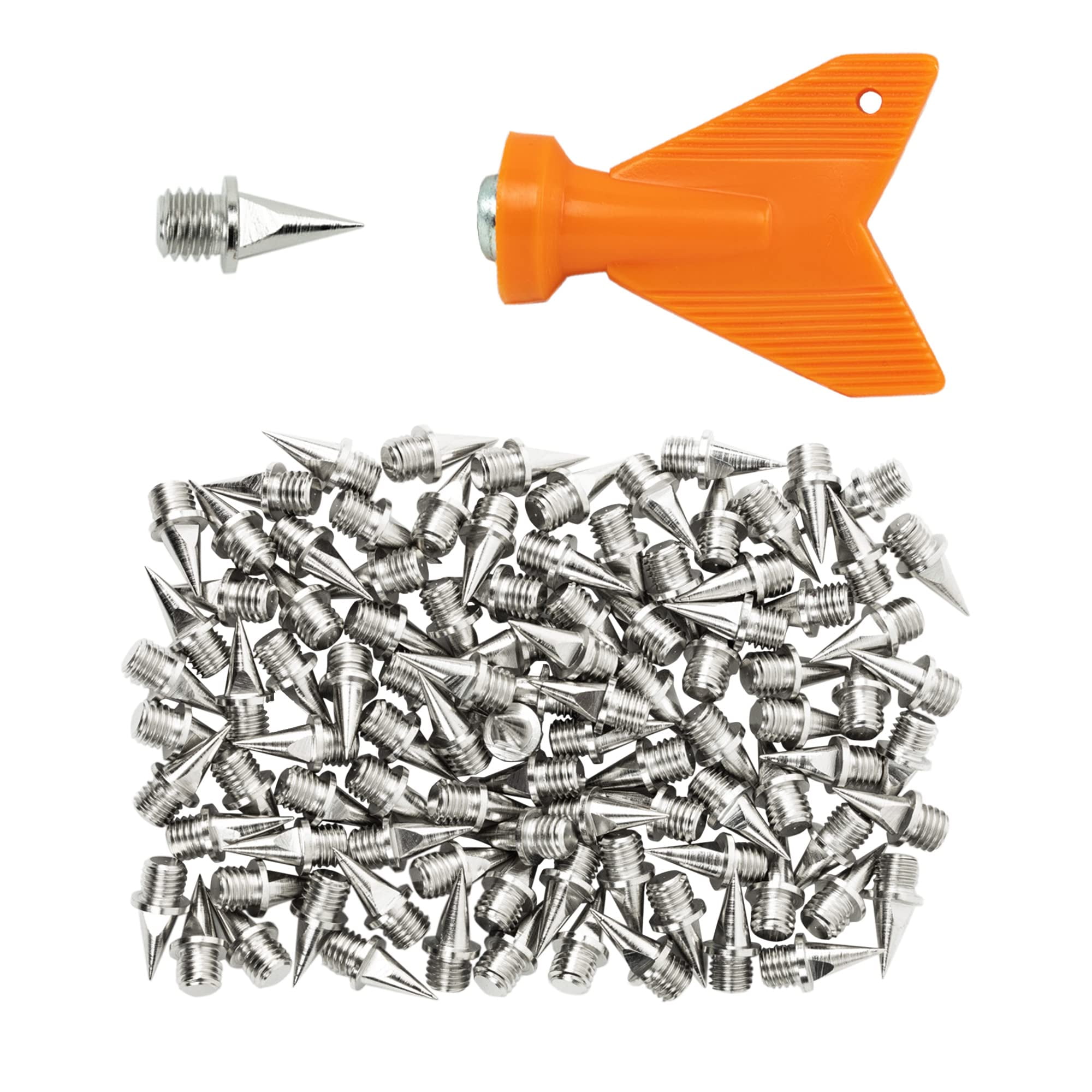 Cannon Sports Pyramid Shape Stainless Steel 100 Track Spikes with ...