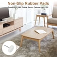 100 Pack Furniture Sliders, 14mm Round Plastic Furniture Guides Nail-on ...