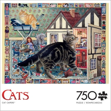 Buffalo Games - Cats Series - Fancy Cats - 750 Piece Jigsaw Puzzle ...