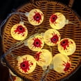 Blood Tears Eye-Shaped String Lights - Battery-Powered Halloween Decor ...