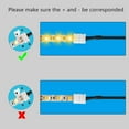 2 pin Connector DC 5.5mm x 2.1mm Female Plug to 2-Pin 8mm Wide ...