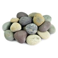 Margo Garden Products, Rainforest Bagged Green Beach Pebbles for Patio ...