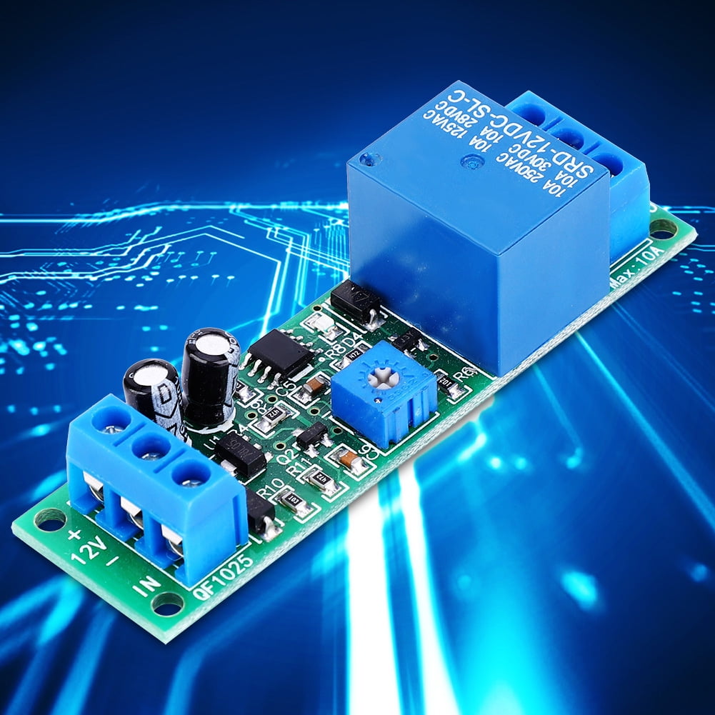 Delay Accuracy 01% Timer Relay Timer Relay Module Low-level signal trigger DC 12V for various ...