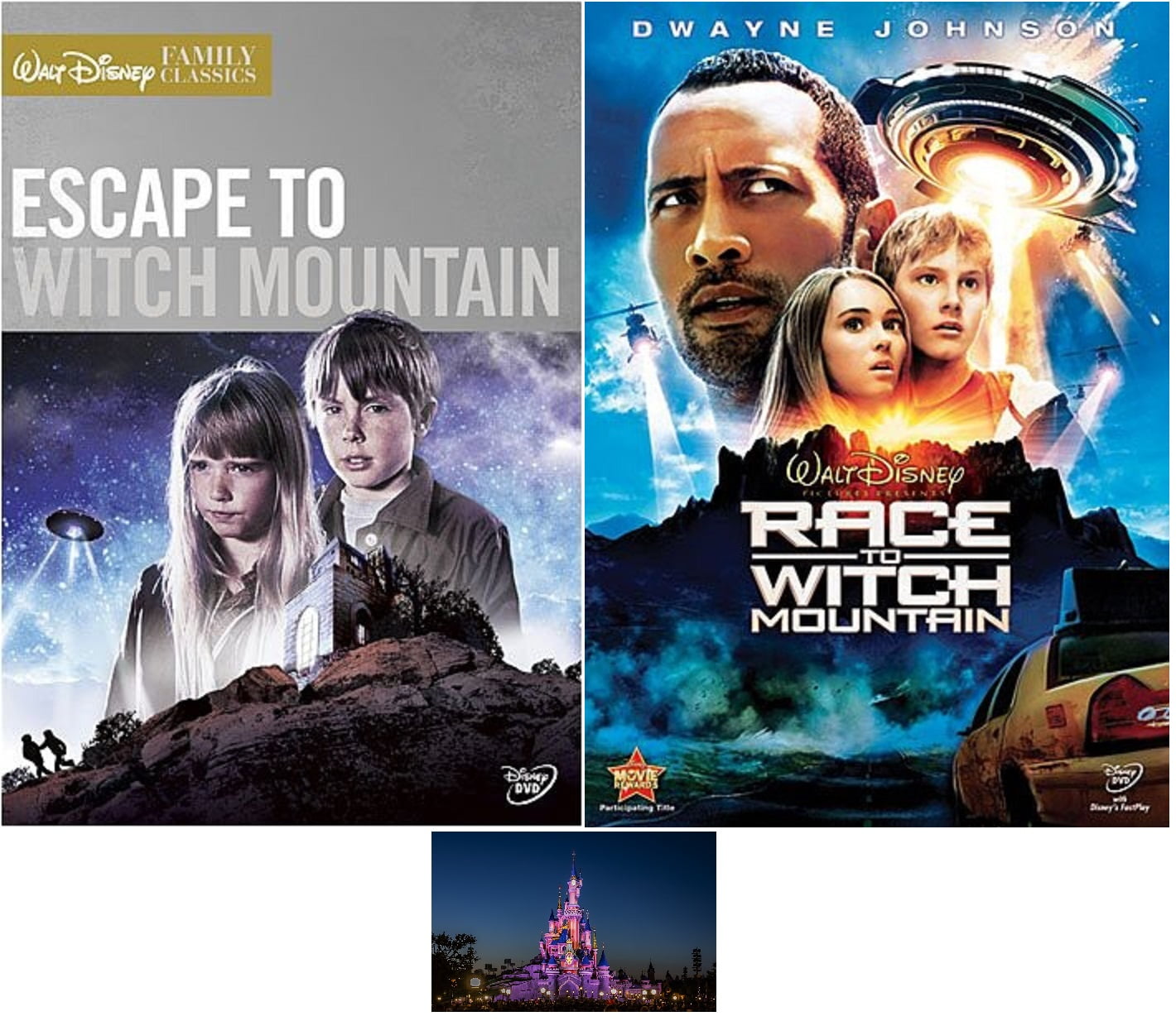 Disney's Witch Mountain Escape & Race DVD Box Set with Art Card ...