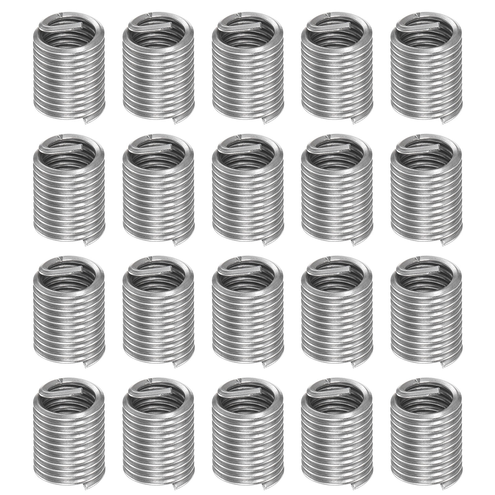 Uxcell M6 x 1 2.5D 15mm 304 Stainless Steel Wire Thread Insert Threaded ...