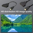 HDMI Cable Splitter Adapter: 4K Compatible, Connect Multiple Devices to ...