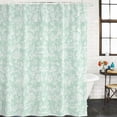 66x72 Inch Shower Curtains for Bathroom, Botanical Rose Bud Fabric Bath ...