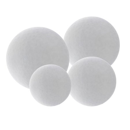 4X Foam Balls -Big Foam Balls - Large Styrofoam Balls - Floral Foam ...