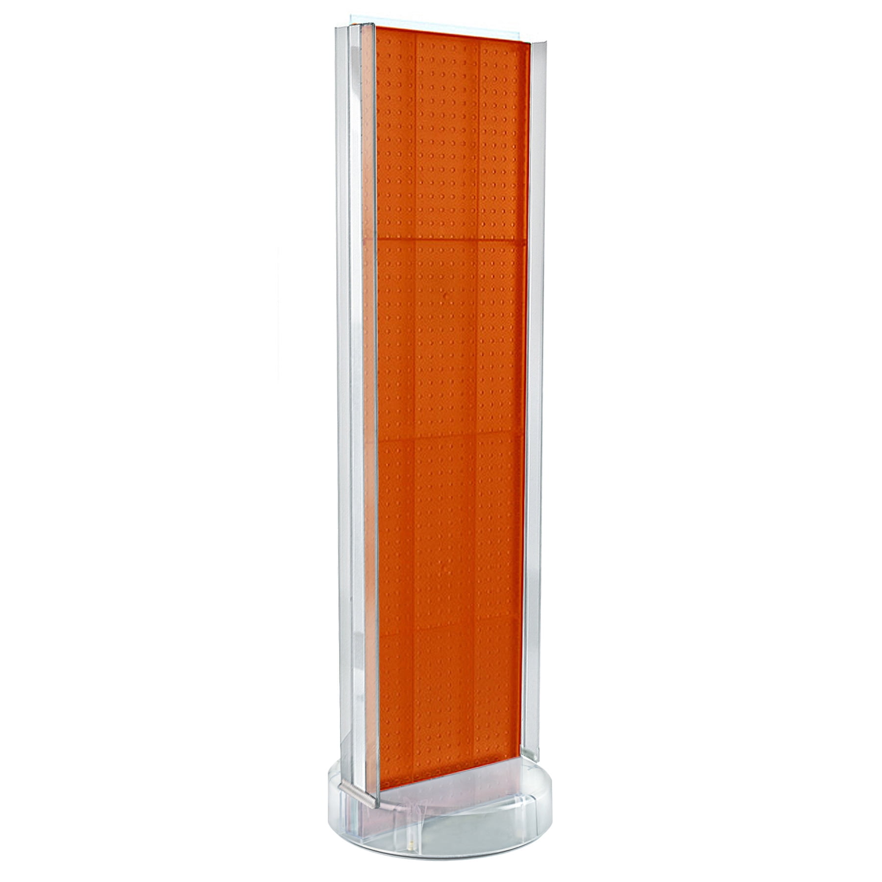 Azar Displays 700788-ORG Orange Two-Sided Pegboard Floor Display w/ C ...