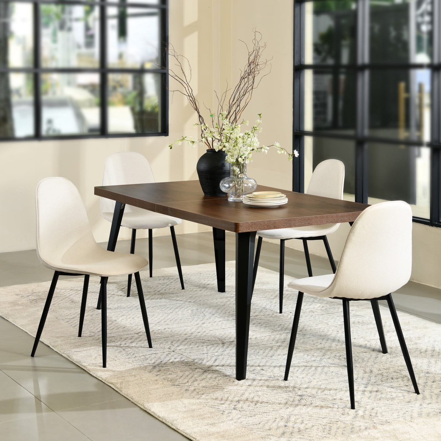Click here for Homy Casa Dining Chair Set Of 4 - Mid Century Mode... prices