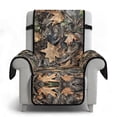 SCRAWLGOD Camo Hunting Print Recliner Chair Cover Non Slip Pet Friendly ...