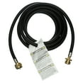 Camco 59123 Propane Brass 4-Port Tee - With 5' and 12' Extension Hoses ...