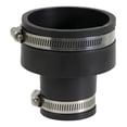 3 in. x 2 in. PVC Flexible Reducing Coupling with Stainless Steel ...