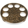 Artistic Antique Passover Seder Plate - Engraved Pomegranate Tree of ...