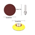 100 Pieces 2 Inch Sanding Discs, 80-3000 Grit Sandpaper with 1/4" Shank ...