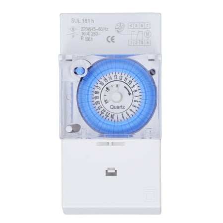 Time Switch,24 Hour Mechanical Timer Hour Timer Programmable Timer ...