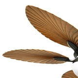 Craftian 52 Inch Tropical Ceiling Fan with Light and Remote,3 Ways ...