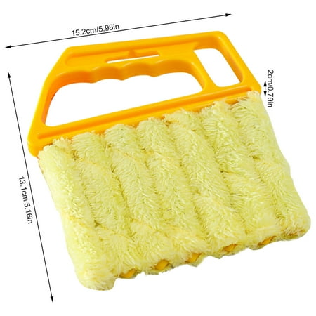Window Blind Cleaning Brush Ceiling Fan Louver Duster Reusable Handheld ...