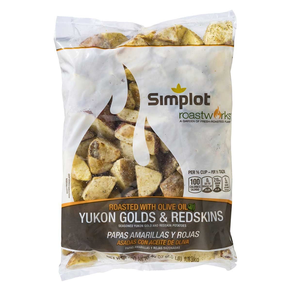 Simplot RoastWorks Yukon Gold and Redskin Roasted Potato, 2.5 Ounce - 6 ...