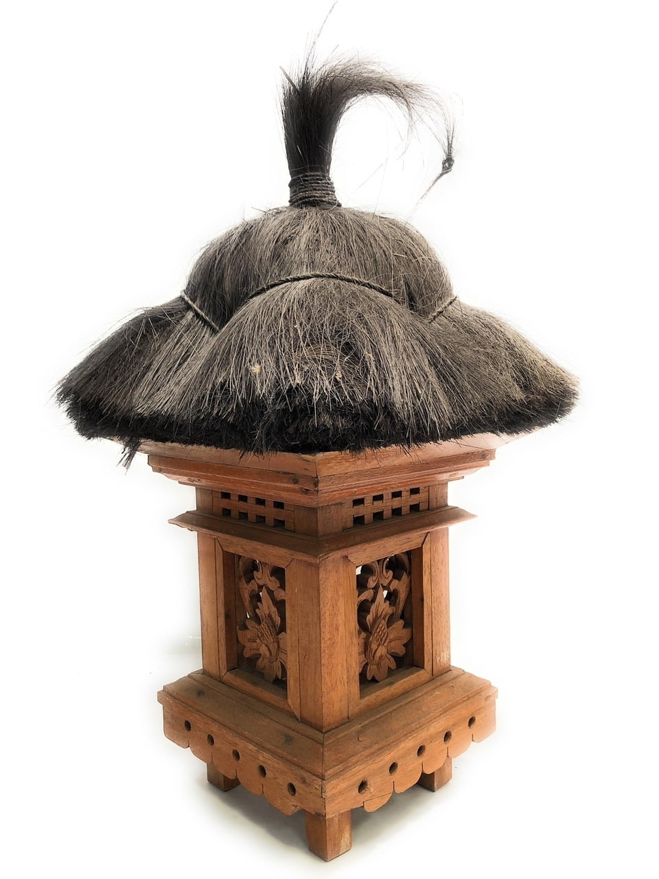 Balinese Lantern 22" w/ Coconut Husk & Carvings | #ptb2900212 - Walmart.com