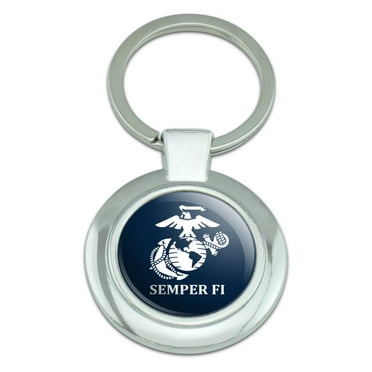 American Souvenirs: Official Licensed USMC Key Chain Fob with United ...