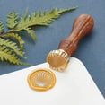 Brass Wax Seal Stamp with Wood Handle for Post Decoration DIY Card ...