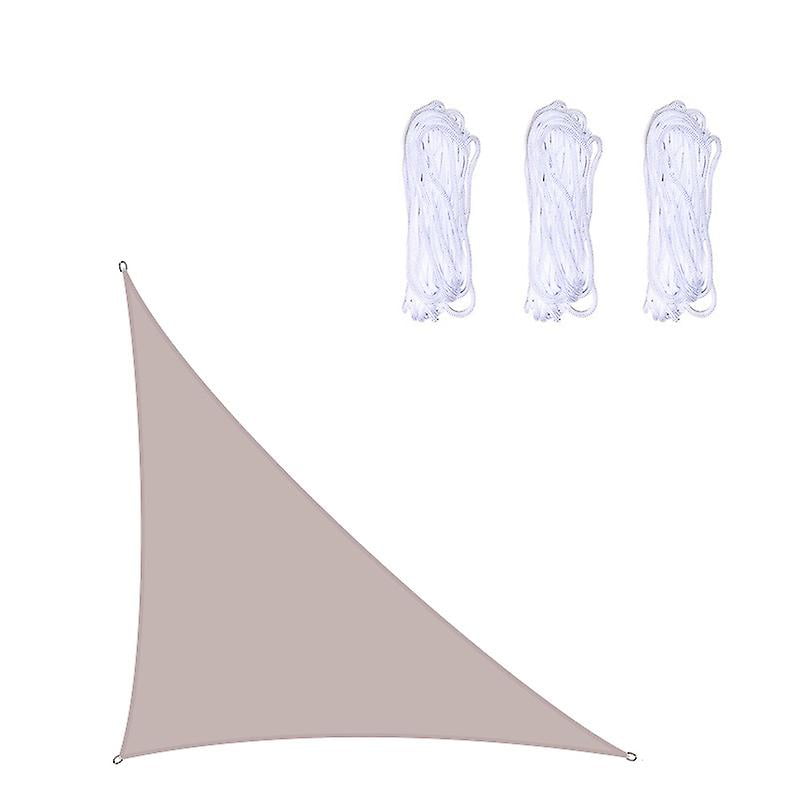 3x3x4.3m/4x4x5.7m/5x5x7.1m Waterproof Sun Shade Sail Triangle For ...
