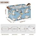 Cat Skateboard Surfboard Collapsible Storage Bin Open Home Shelf Basket ...