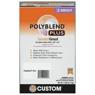 Custom Building Products Bone Sanded Tile Grout, Polyblend Plus, 7 lbs ...