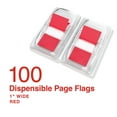 Staples Stickies Page Flags Red 1" Wide 100/Pack (14110) 667003 ...