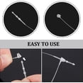 Plastic 1 set 2000pcs Plastic Price Tag Chains Fastener Hang Tag Snap ...