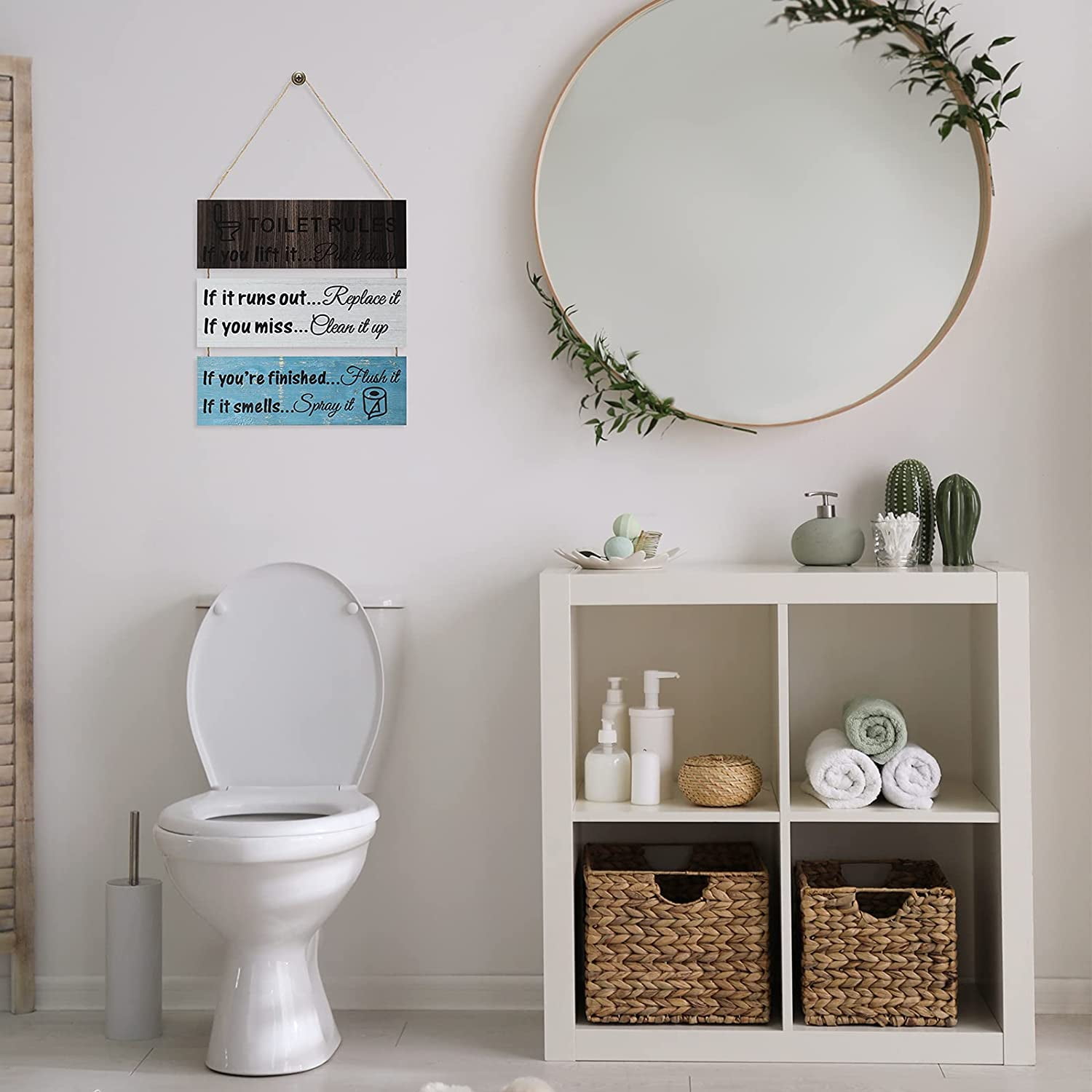 Prints Art & Collectibles Bathroom Set of 4 Funny Bathroom Art Bathroom ...