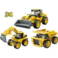 3 in 1 Construction Team Building Block Set - Walmart.com