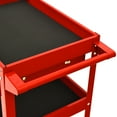 Three Tray Rolling Tool Cart Mechanic Cabinet Storage ToolBox Roller ...