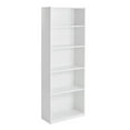 Mainstays 5-Shelf Bookcase with Adjustable Shelves, White - Walmart.com