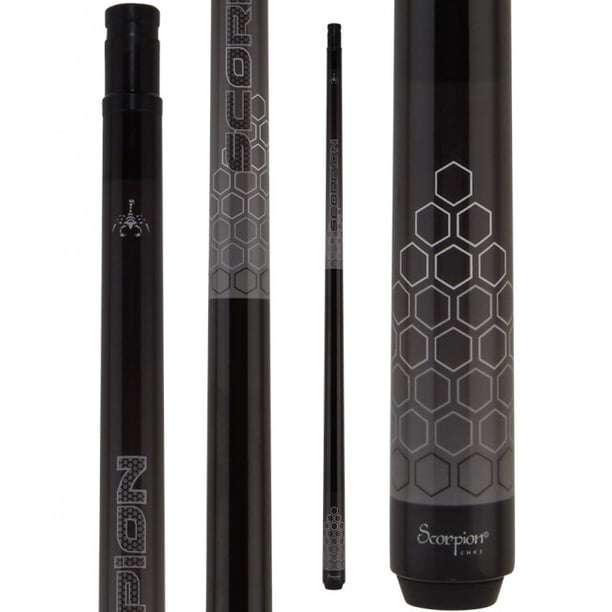 Scorpion HD-Tech SCO116 Pool Cue - Wooden Shaft - 21oz - Walmart.com