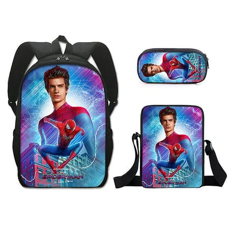 Marvel Spiderman/spider-manno Way Home Theme Backpack School Bag Three ...