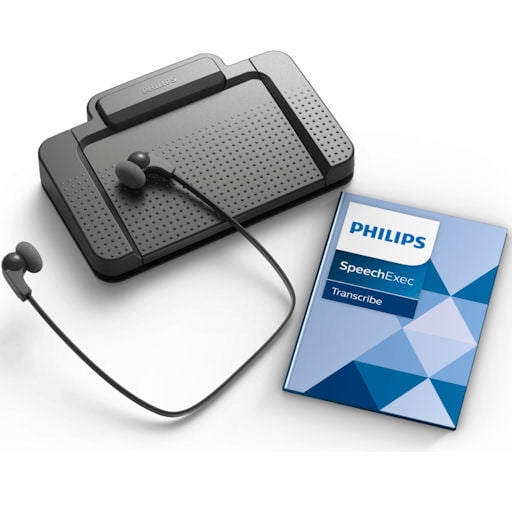 Philips LFH7177/05 USB SpeechExec 10 Transcription Set 7177 - Walmart.com