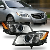 AKKON - Fits 2015-2022 GMC Canyon Projector Chrome Headlights Headlamp ...