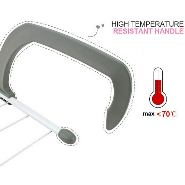 Balcony Foldable Drying Rack Folding Adjustable Laundry Hanger ...