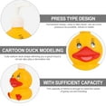 Eease Refillable Duck Soap Dispenser Bottle for Liquid Soap and Shampoo ...