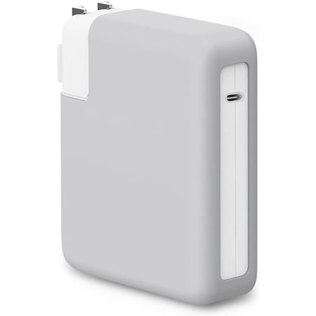 LCMOCICO Soft Silicone Power Adapter Sleeve Case for 2021 MacBook Pro ...