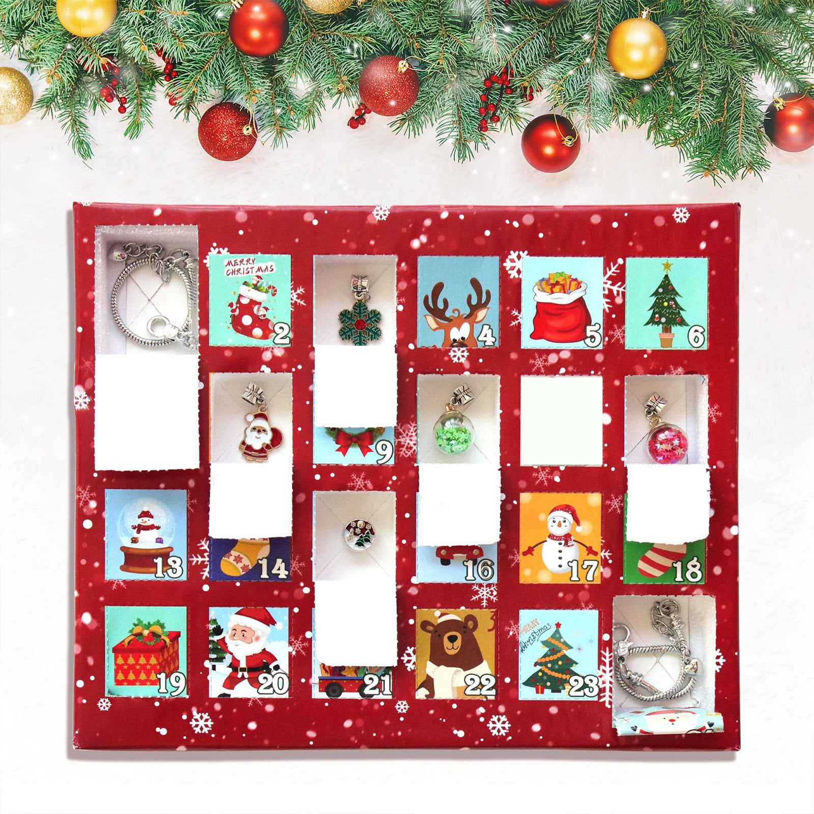 Click here for Jlfnya 24pcs Christmas Calendar 2024 Bracelet Set... prices