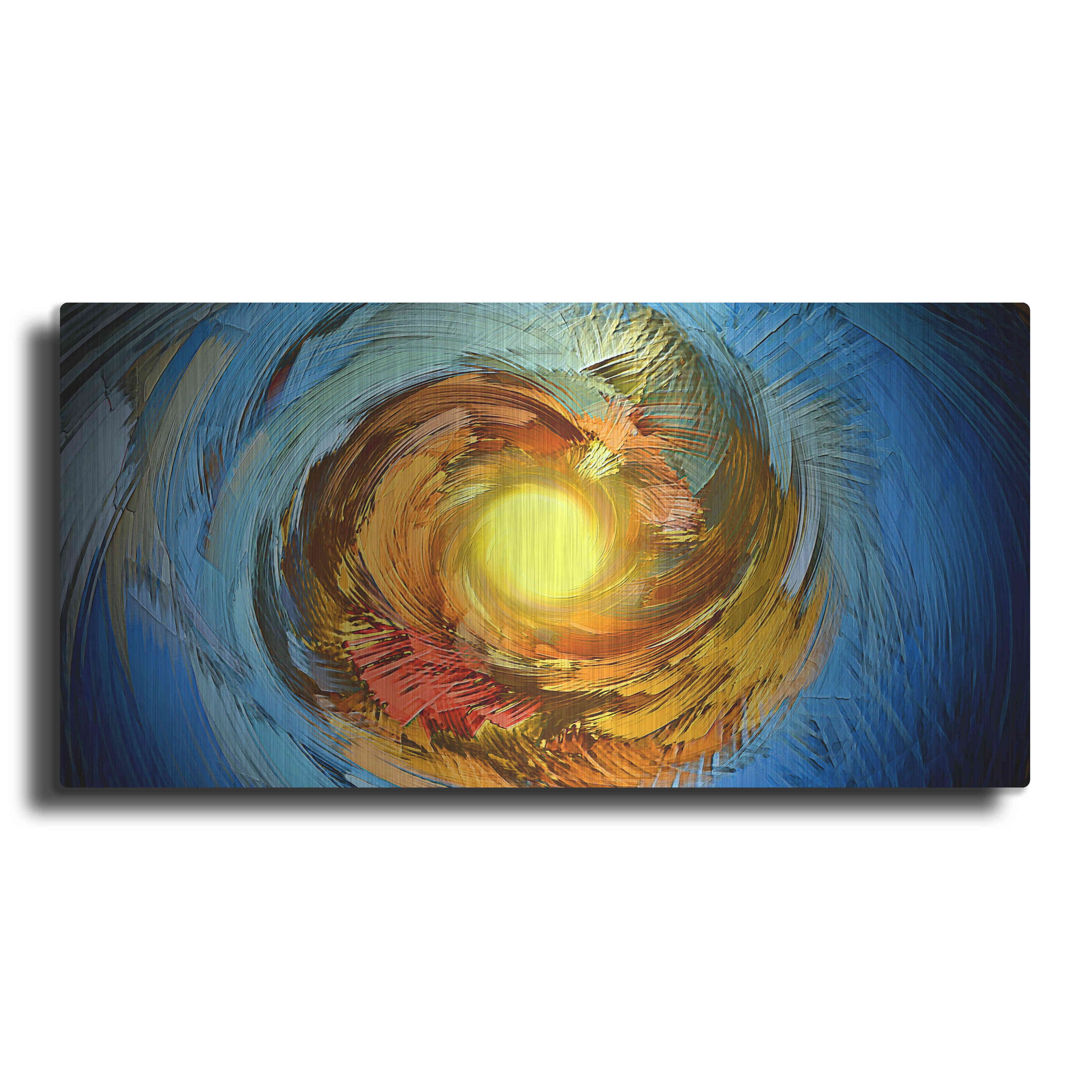 Luxe Metal Art 'Parrot Noya 3' by David Manlove, Metal Wall Art, 48"x24 ...