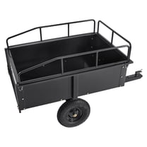 Steel UTV Trailer Tow Behind Dump Cart, Agricultural Trailer With ...