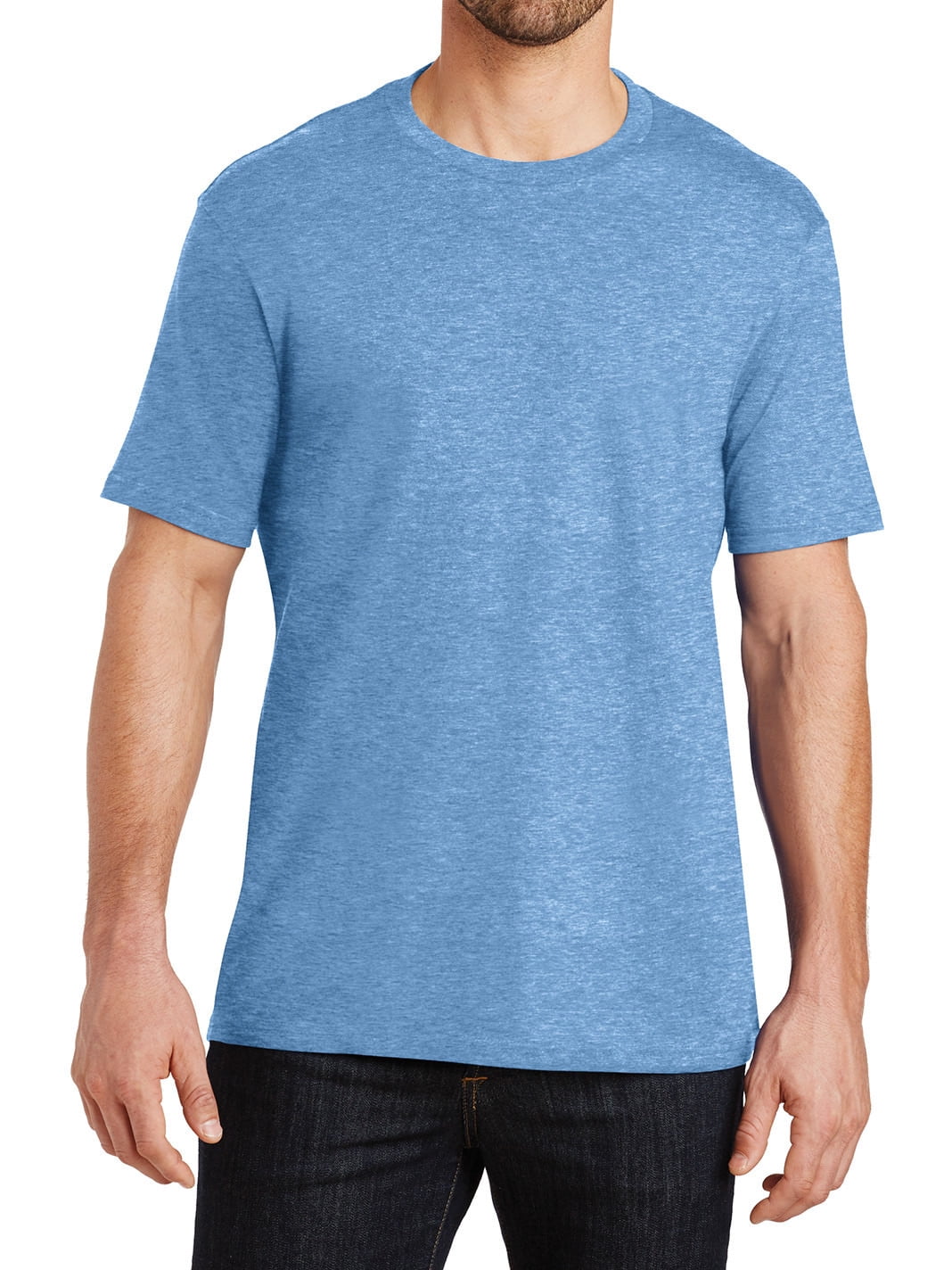 Mafoose - Men's Perfect Weight Crew Tee Clean Denim Small - Walmart.com ...