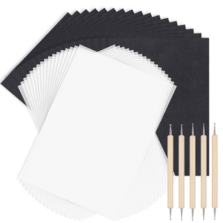 100 Sheets of Carbon Transfer Copy Paper One-side Transfer Paper A4 ...